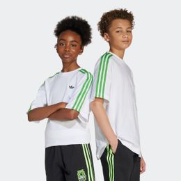 M&auml;dchen T-Shirt "ADIDAS X MINECRAFT KIDS", wei&szlig;, Gr. 164, adidas originals, Obermaterial: 100% Baumwolle, Shirts, sportlicher Stil, kurze &Auml;rmel,