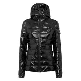 Philipp Plein Damen Blouson "Jacke"02, schwarz, Gr. S, Obermaterial: 100% Polyamid; Futter: 100% Polyamid; F&uuml;llung: 100% Polyester, Jacken