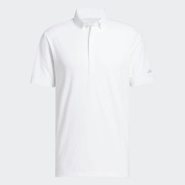 Herren Poloshirt "ULT+ GO-TO SLD"wei&szlig;, Gr. XL, adidas Performance, Obermaterial: 74% Polyester, 19% Baumwolle, 7% Elasthan, Shirts