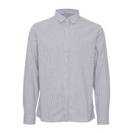 !Solid SOLID Herren Langarmhemd "Langarmshirt SDVal", blau, Gr. XXXL, Obermaterial: 98% Baumwolle CO. 2% Elasthan EL., Hemden