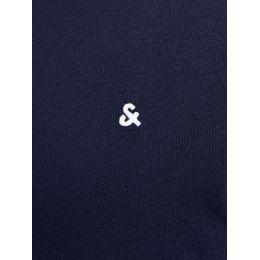 Jack & Jones PlusSize Herren T-Shirt "JJEPAULOS TEE SS CREW NECK NOOS PLS", blau, Basic, Gr. 6XL, JACK & JONES PLUSSIZE, unifarben, Jersey, Obermaterial: 100% Baumwolle,