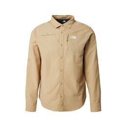 The North Face Funktionshemd 'SEQUOIA' Herren Gr&ouml;&szlig;e M khaki / wei&szlig;
