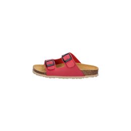 Lico M&auml;dchen Pantolette "Pantolette Bioline Kids", Gr. 35, rot, Synthetik, Schuhe
