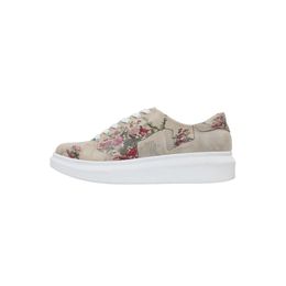 DOGO Sneaker low 'Myra - Paperflower' Damen Gr&ouml;&szlig;e 37 beige