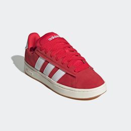 Herren Sneaker "GRAND COURT ALPHA", adidas Sportswear, Gr. 44,5, wei&szlig;, Leder, Synthetik, Schuhe, Design inspiriert vom adidas Campus 00