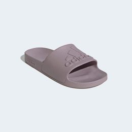 Damen Badesandale "ADILETTE AQUA", adidas Sportswear, Gr. 44,5, lila, Synthetik, Schuhe, Badelatschen