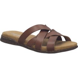Josef Seibel Damen Slipper "Fabricia 05, cognac", Gr. 41, braun, Obermaterial: 100% Rindsleder Leather cow., Schuhe