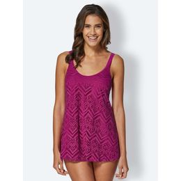 feel good Damen Tankini-Top, pink, Gr. 48, Elasthan, Polyamid, Bikini-Oberteile