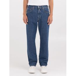 Replay Herren Straight-Jeans "M9Z1 9Zero1 90 ́s Straight Fit"dunkelblau 52d, Gr. 28, Denim/Jeans, Obermaterial: 99% Baumwolle, 1% Elasthan, Jeans, mit