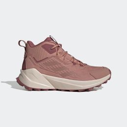 adidas terrex Damen Wanderschuh "TRAILMAKER 2.0 LEATHER", Gr. 40,5warm clay, warm clay, quiet crimson, Leder, Textil, Schuhe, aus Leder