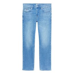 Tommy Jeans Herren Slim-fit-Jeans "Scanton Slim", blau, Gr. 33, Denim/Jeans, Obermaterial: 95% Baumwolle, 4% Elastomultiester, 1% Elasthan, Jeans,