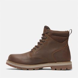 Timberland Herren Schn&uuml;rboots "BRITTON ROADMID LACE UP WATERPROOF BOOT", Gr. 46, braun, Leder, Synthetik, Schuhe, Winterstiefel, Schn&uuml;rstiefel,
