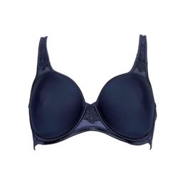 ELBRINA Damen B&uuml;gel-BH "Spacer Bra", Gr. 100, blau, Spitze, Obermaterial: 50% Polyester, 42% Polyamid, 8% Elasthan, unifarben, BHs, vorgeformte Cups,