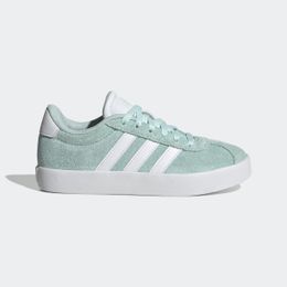 M&auml;dchen Sneaker "VL COURT 3.0", adidas Sportswear, Gr. 32, wei&szlig;, Leder, Synthetik, Schuhe, inspiriert vom Design des adidas Handball Spezial