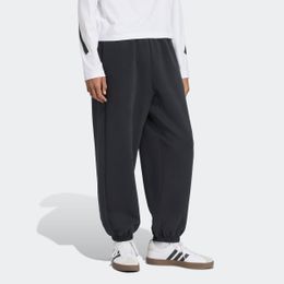 Herren Sporthose "SOFT LUX", schwarz, Gr. XXL, adidas Sportswear, Obermaterial: 51% Polyester, 25% Modal, 15% Baumwolle, 9% Elasthan, Hosen