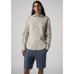 Levi's LEVI'S Herren Jeanshemd "BATTERY HM SHIRT SLIM", grau, Gr. XL, Denim/Jeans, Obermaterial: 98% Baumwolle, 2% Elasthan, Hemden, mit Logobadge