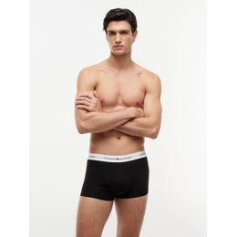 Herren Trunk "TRUNK 3 PACK", Tommy Hilfiger Underwear, Gr. S, schwarz, Jersey, Obermaterial: 95% Baumwolle, 5% Elasthan, Unterhosen, mit