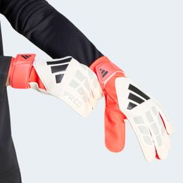 Damen Torwarthandschuhe "PREDATOR TRAINING"wei&szlig;, lucid rot, schwarz, Gr. 7, adidas Performance, Obermaterial: 100% Polyurethan, Handschuhe