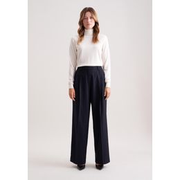 Seidensticker Damen Stoffhose, wei&szlig;, Gr. 46, 39% Wolle, 33% Polyester, 14% Viskose, 13% Polyamid, 1% Elasthan, Hosen