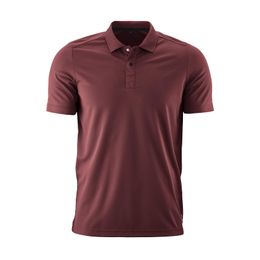 Gonso Herren Radtrikot "Essential Poloshirt M", rot, Gr. S, 100% Polyester, Trikots, Herren Fahrradtrikot kurzarm, elastisches und atmungsaktives