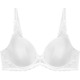 Triumph Damen B&uuml;gel-BH "Amourette Spotlight WHP X", Gr. 70, wei&szlig;, Microtouch, Obermaterial: 49% Polyamid, 34% Polyester, 17% Elasthan, unifarben,