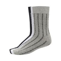 MisterTee Herren Str&uuml;mpfe "MisterTee Unisex Fuck You Socks 3-Pack", Gr. 39schwarz, grau, wei&szlig;, Baumwolle, Elasthan, Polyester, Socken