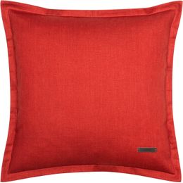 Dekokissen Esprit, B:38cm L:38cm, rot, Baumwolle, Dekokissen_Sitzkissen_Kissenh&uuml;llen, "Neo", mit Stehsaum, Kissenh&uuml;lle ohne F&uuml;llung, 1 St&uuml;ck