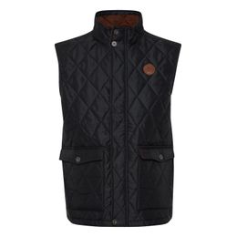 FQ1924 Herren Steppweste "Steppweste FQAndo", schwarz, Gr. L, Obermaterial: 100% Nylon NY., Westen