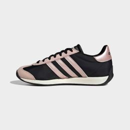 Damen Sneaker "RUNVISTA", adidas Sportswear, Gr. 42core schwarz, sandy pink metallic, blush pink, Leder, Synthetik, Textil, Schuhe