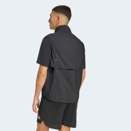 Herren Funktionsweste "RUN ESS VEST M", schwarz, Gr. XXL, adidas Performance, Obermaterial: 100% Polyester, Westen