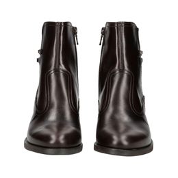 Nero Giardini Damen Stiefelette "Nero Giardini Stiefelette Leder/Textil", Gr. 37, braun, Leder, Textil, Schuhe