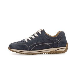 Gabor Damen Sneaker "Sneaker low", Gr. 38, blau, Schuhe