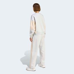 Damen Trainingsanzug "LAZIDAY"light grau heather, crystal linen, Gr. L, adidas Sportswear, Obermaterial: 70% Baumwolle, 30% Polyester, Sportanz&uuml;ge
