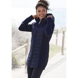 Vivance Damen Steppjacke, blau, Gr. 36, Fleece, Obermaterial: 100% Polyester. Futter: 100% Polyester. F&uuml;llung: 100% Polyester, Jacken, mit