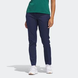 Damen Golfhose "ULTIMATE365 TWISTWEAVE FIVE-POCKET", blau, Gr. 40, adidas Performance, Obermaterial: 100% Polyester, Hosen
