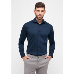 Eterna Herren Langarmhemd "COMFORT FIT"dunkelblau, Gr. 46, Jersey, 100% Baumwolle, Hemden, NON IRON (b&uuml;gelfrei)