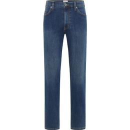 Mustang Herren Straight-Jeans "Tramper Straigt", blau, Gr. 36, Denim/Jeans, Obermaterial: 99% Baumwolle, 1% Elasthan, Jeans