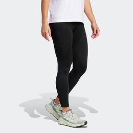 adidas terrex Damen Trainingstights "MULTI LEGGINGS", 44, N-Gr, schwarz, Obermaterial: 79% Polyester, 21% Elasthan, Hosen, f&uuml;r vielseitige sportliche