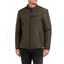 Replay Herren Steppjacke "Saber Mid"schwarz olive, Gr. XXL, unifarben, Obermaterial: 100% Polyester. Futter: 100% Polyamid. F&uuml;llung: 100% Polyester,
