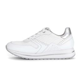 Gabor Damen Sneaker "Sneaker low", Gr. 42, wei&szlig;, Schuhe