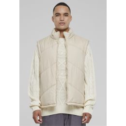 Urban Classics Herren Steppweste "Urban Classics Herren Arrow Puffer Vest"wetsand, Gr. L, 100% Polyester, Westen