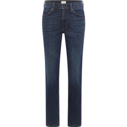 Mustang Herren Straight-Jeans "Tramper Straigt", blau, Gr. 38, Denim/Jeans, Obermaterial: 99% Baumwolle, 1% Elasthan, Jeans