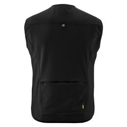 Gonso Herren Fahrradjacke "ADVENTURE VEST FLEECE", schwarz, Gr. L, 95% Polyester, 5% Elasthan, Jacken, Unisex Radweste, warme Fleece-Weste,