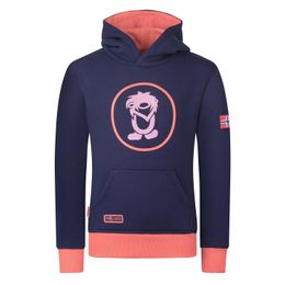 Trollkids Jungen Kapuzensweatshirt "KIDS TROLL SWEATER", rosa, Gr. 176, Jersey, Obermaterial: 80% Baumwolle, 20% Polyester, Sweatshirts, mit