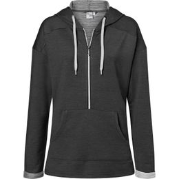 DEPROC Active Damen Kapuzensweatshirt "ENTIAKO Women", schwarz, Gr. 44, 50% Viskose; 45% Polyester; 5% Elasthan, Sweatshirts, mit au&szlig;ergew&ouml;hnlicher