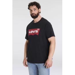 LEVI'S&reg; PLUS LEVI'S PLUS Herren T-Shirt "LE B&T BIG GRAPHIC TEE", schwarz, Gr. XXXL, Jersey, Obermaterial: 100% Baumwolle, Shirts, mit Logofrontprint