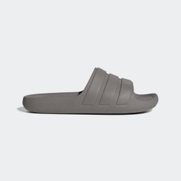 Damen Badesandale "FLOW ADILETTE", adidas Sportswear, Gr. 40,5, grau, Synthetik, Schuhe, Badelatschen