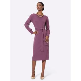 CR&Eacute;ATION L CREATION L Damen Strickkleid "Strickkleid", lila, Gr. 38, unifarben, 70% Polyacryl, 30% Schurwolle, Kleider