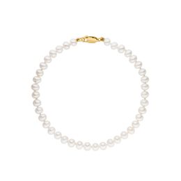 Firetti Damen Perlenarmband "Schmuck Geschenk Gold 375 Armschmuck Armkette Perle", 5, Gelbgold 375 Perlen, gold, Gelbgold 375, Perlen, Armb&auml;nder,