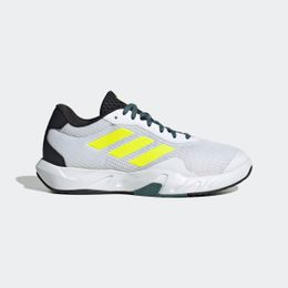 Herren Trainingsschuh "AMPLIMOVE", adidas Performance, Gr. 44, wei&szlig;, Synthetik, Textil, Schuhe, ideal f&uuml;r Gym und Fitnessstudio